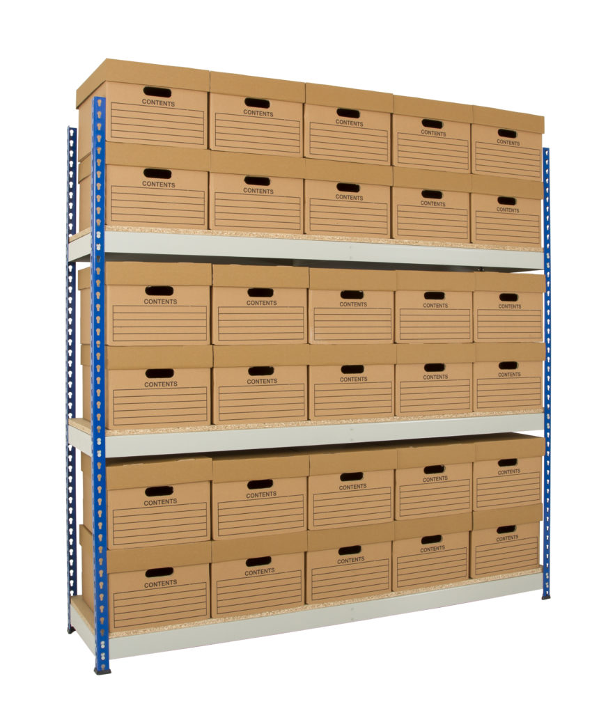 Archive Rivet Racking Single Depth - Stakrak
