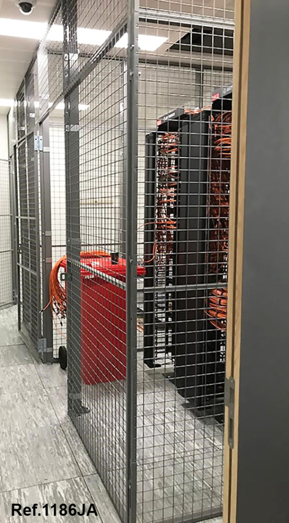 Bespoke Mesh Server Room Enclosure - Stakrak