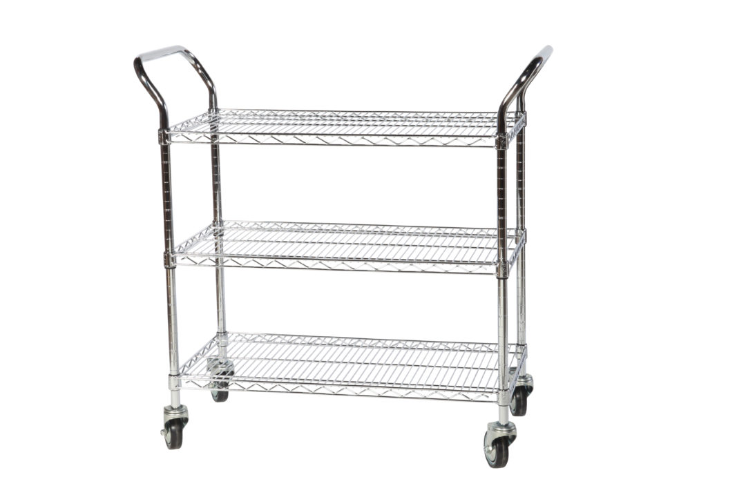 Standard Chrome Trolleys - Stakrak