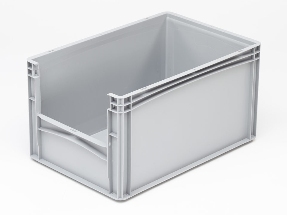 Euro Stacking Containers - Open End - Stakrak